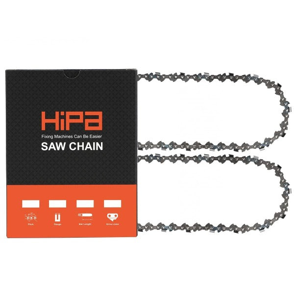 Hipa 16 Inch Chain 3/8 LP .043 56 DL For Poulan 2150 2155 2175 Echo CS ...